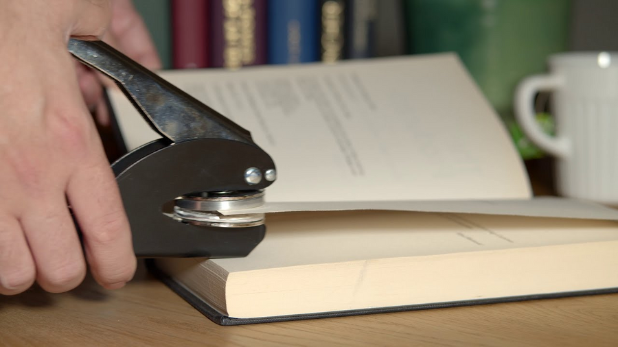 Custom Book Embosser